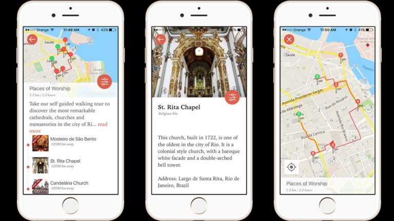 GPS MyCity: A GPS-powered Travel Encyclopedia
